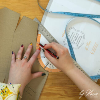 Simplified Metric Haslam Pattern Drafting Ruler Chart – By Ilona